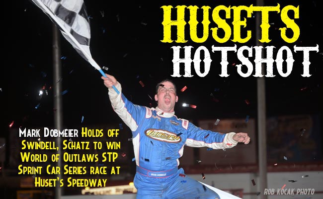 Dobmeier Wins Tough Battle at Huset's | World of Outlaws