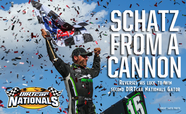 Schatz Wins Second DIRTcar Nationals Gator | World of Outlaws