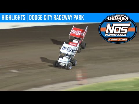 World of Outlaws NOS Energy Drink Sprint Cars Dodge City Raceway ...
