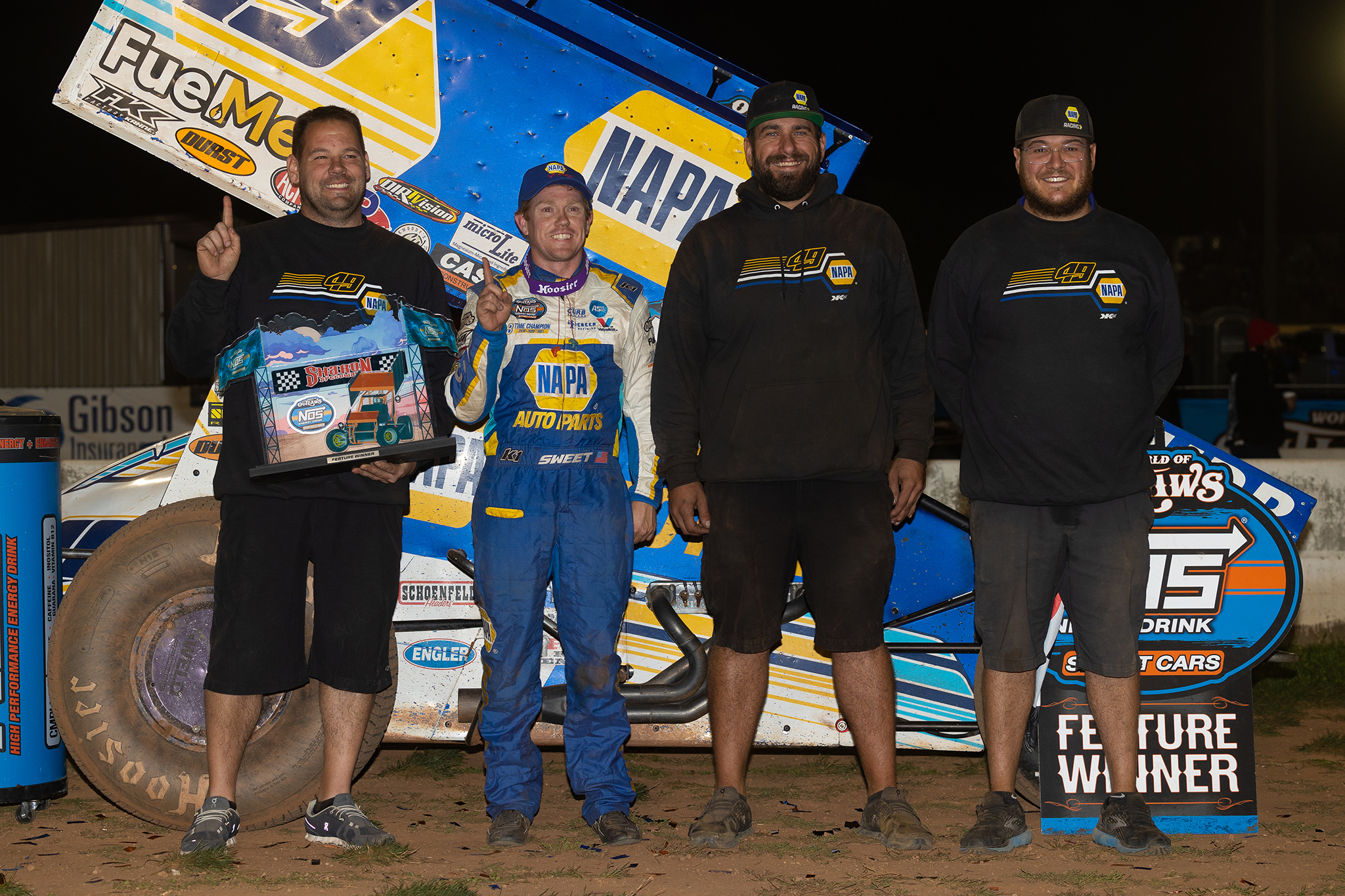 STATEMENT MADE: Brad Sweet Extends Point Lead with Dominant Sharon Speedway Score | World of Outlaws