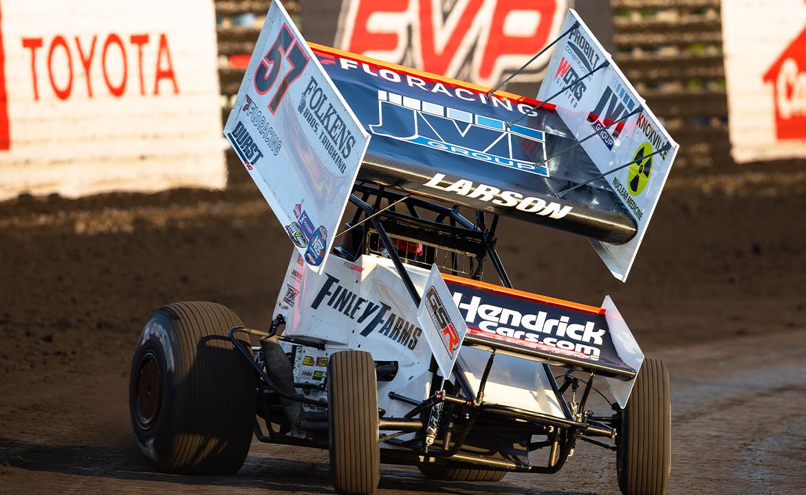BACK-TO-BACK: Kyle Larson Leads All 50 Laps for Third Knoxville ...