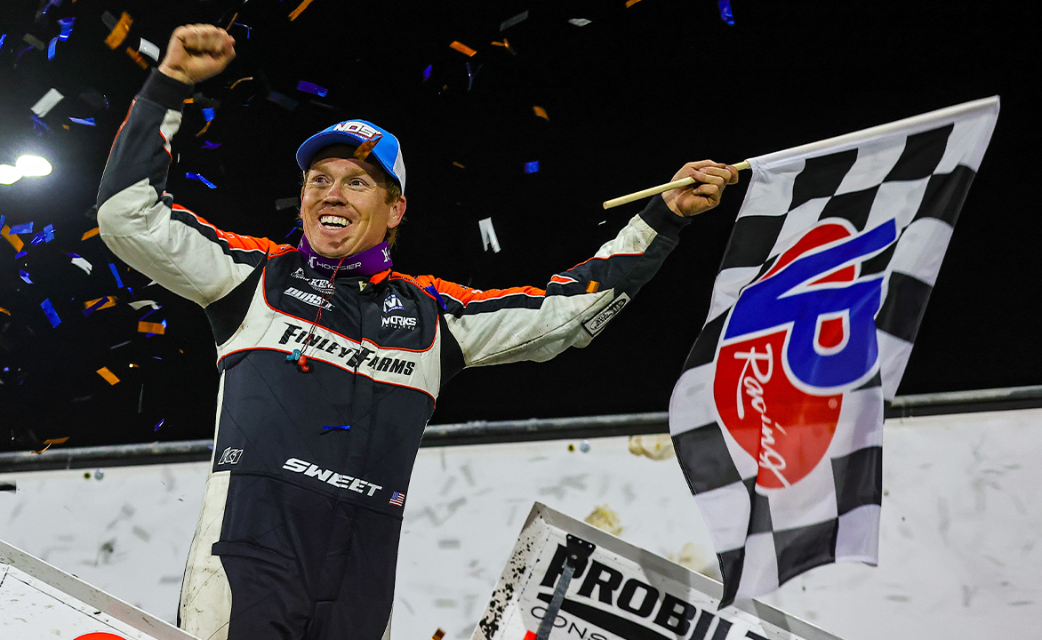 BIG CAT BEATDOWN: Brad Sweet Leads Every Lap to Top Knoxville Opener ...